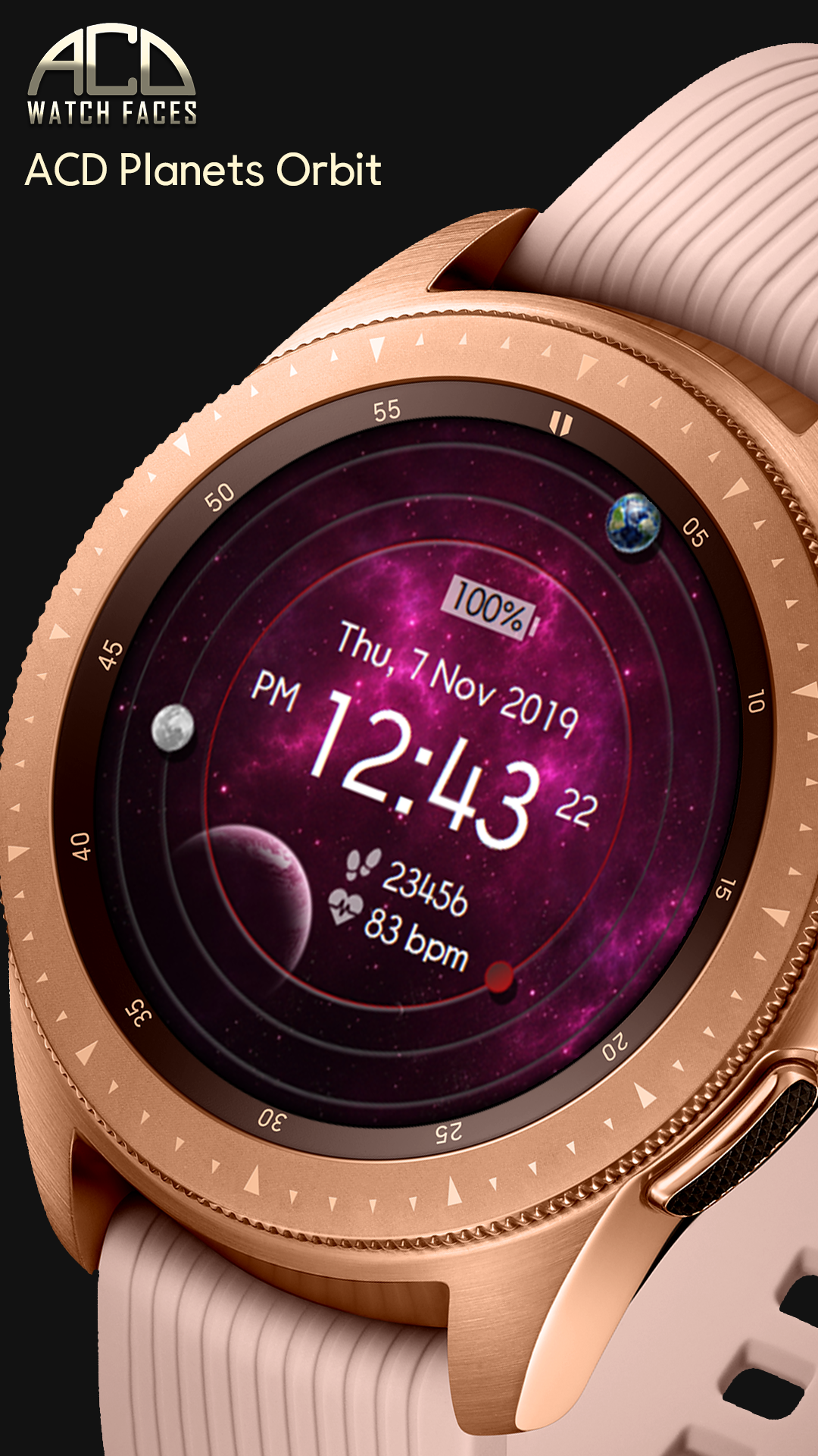 ACD002 – Planets Orbit – ACD Watch Faces